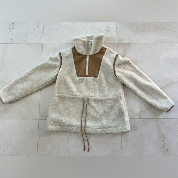 Coach | Jackets & Coats | Coach Fleece Pullover Jacket | Poshmark